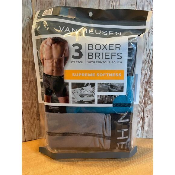 Supreme | Underwear & Socks | Van Heusen Mens Boxer Briefs Small 3pk ...